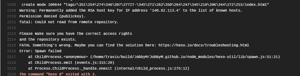 使用Travis CI 自动部署Hexo 之后续维护 | JobbyM's Blog